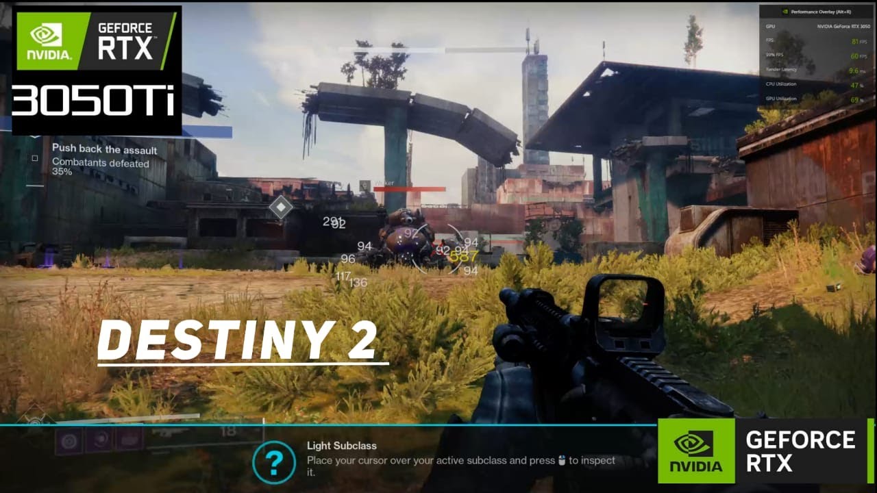 RTX 3050 | DESTINY 2 max graphics settings 4K Ultra HD|#destiny2 - YouTube