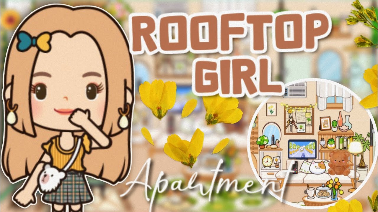 Miga World NEW ROOFTOP GIRL AESTHETIC🏡APARTMENT DECORATION NEW WOODEN ...