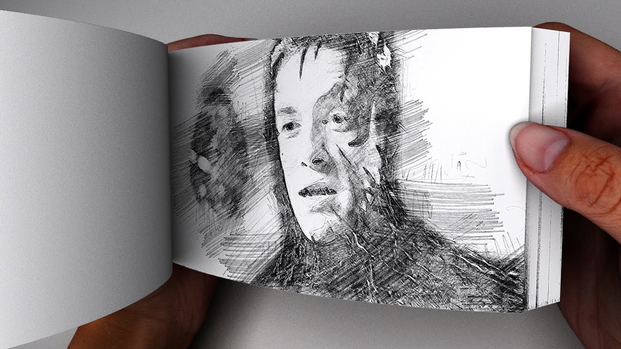 Eddie Brock Venom Scene Flip book | Spider Man 3 (2007) | Pd Drawing ...