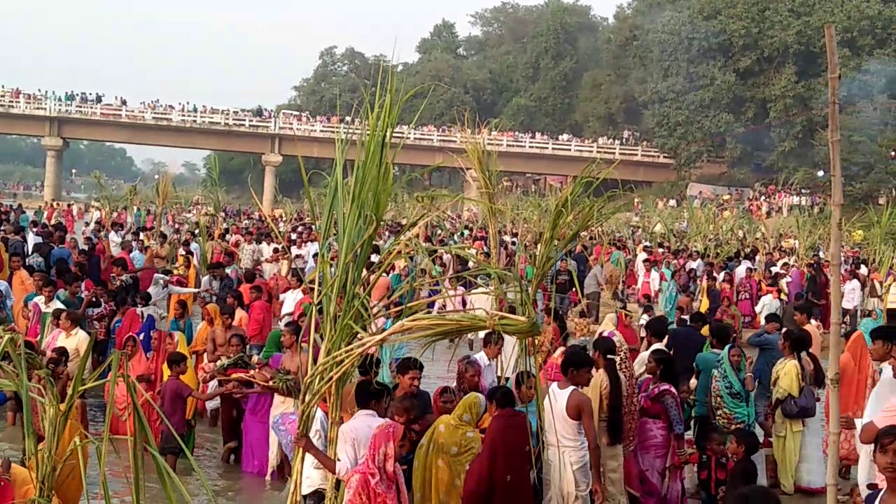 Live chhath puja at jamhor - YouTube