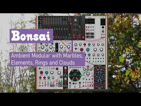Bonsai - Ambient Modular in VCV rack featuring Marbles, Elements, Tides and Clouds - YouTube