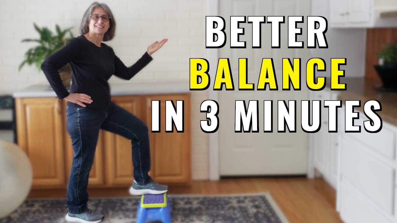 Easy Balance Exercises: Beginner Friendly - YouTube