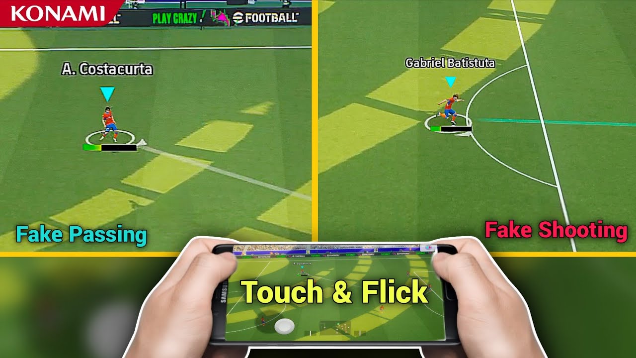 Fake Shot & Fake Passing Tutorial In eFootball 2026 |Touch & Flick ...