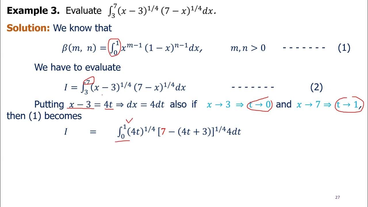Unit-5-10-MFC-2-Beta and Gamma Functions with Examples -03 - YouTube