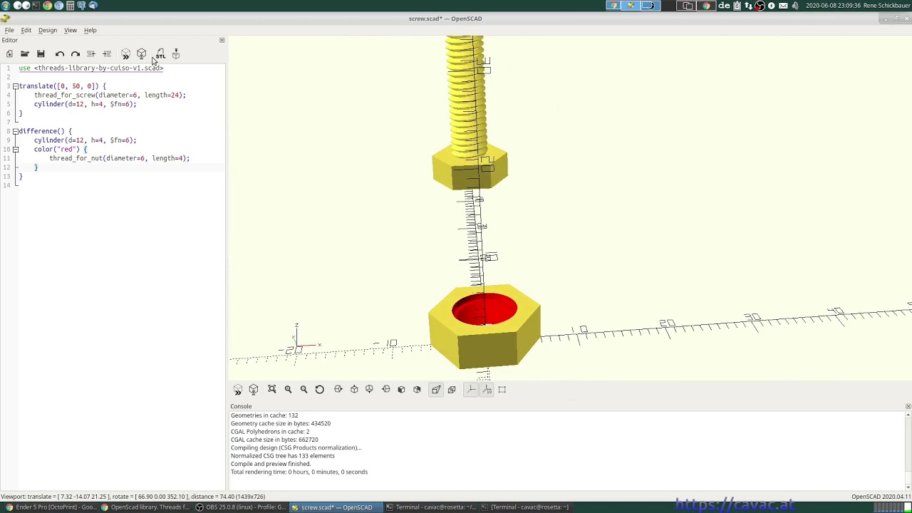 OpenSCAD Simplified! #13 Colors - YouTube