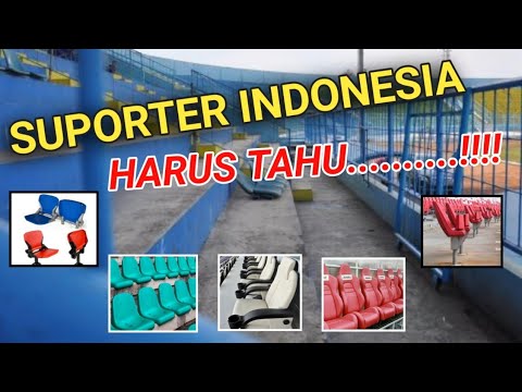 Jenis kursi tribun penonton di stadion indonesia - YouTube