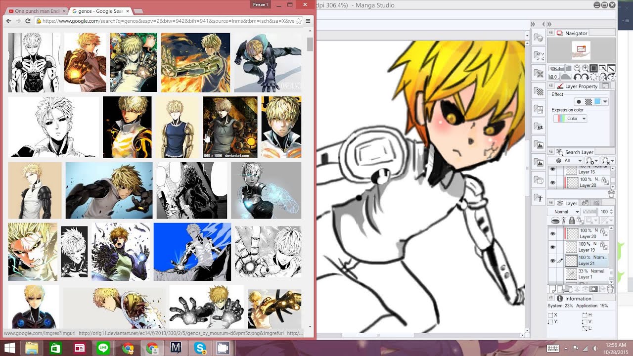 Genos (Color) - Speed Paint - YouTube