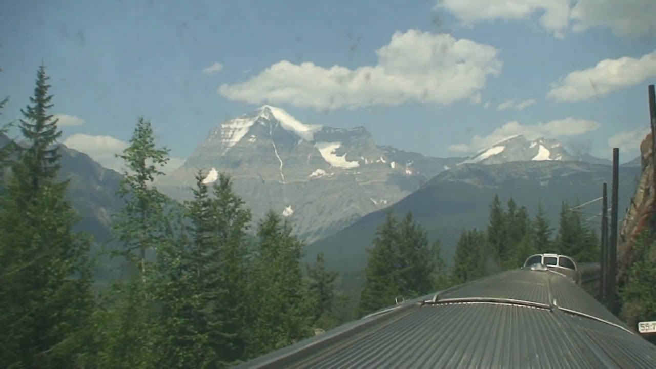 VIA Rail Canada overnight train from Vancouver, B.C. to Jasper, AB ...