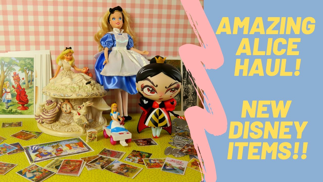 Amazing Alice in Wonderland Haul! New Disney Items!! - YouTube