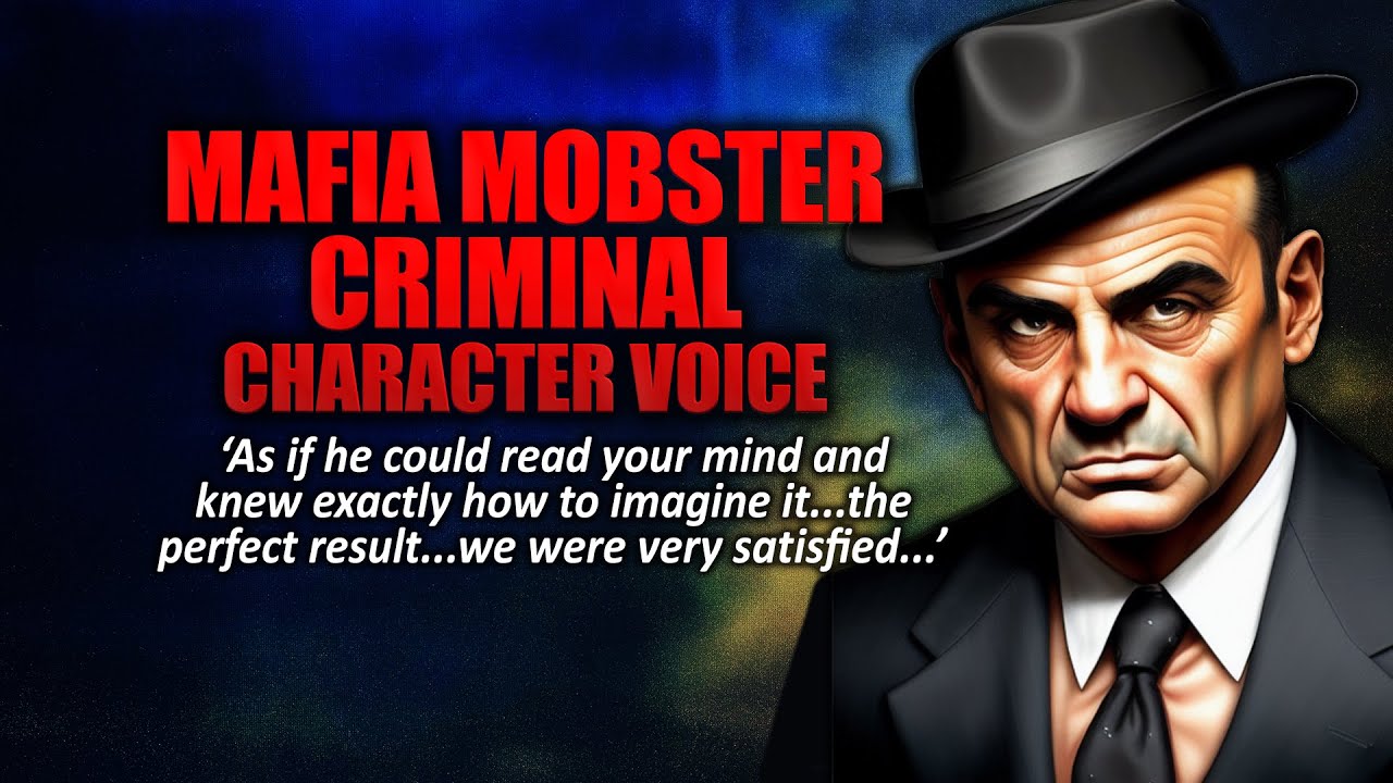 Criminal Mafia Mob Thug Gangster Mobster Character Voices | Chuck Brown ...