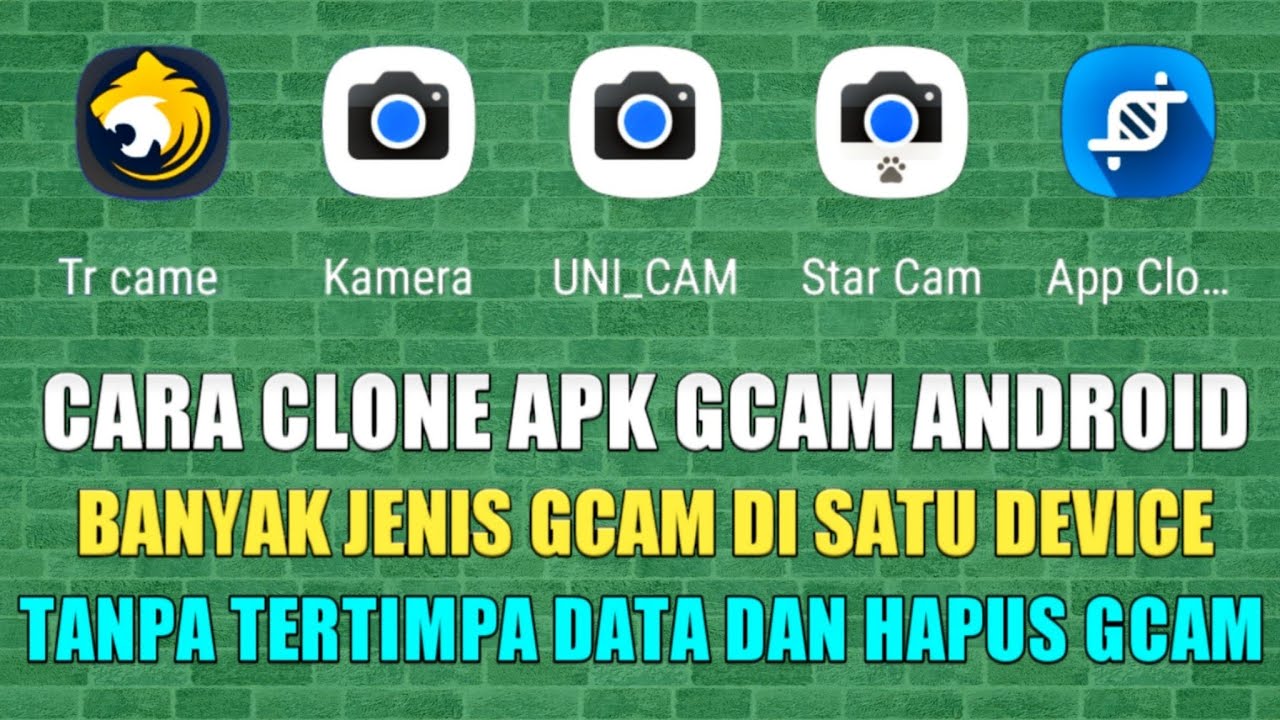 Cara Install Banyak Gcam Apk Clone dalam Satu Device Android - YouTube