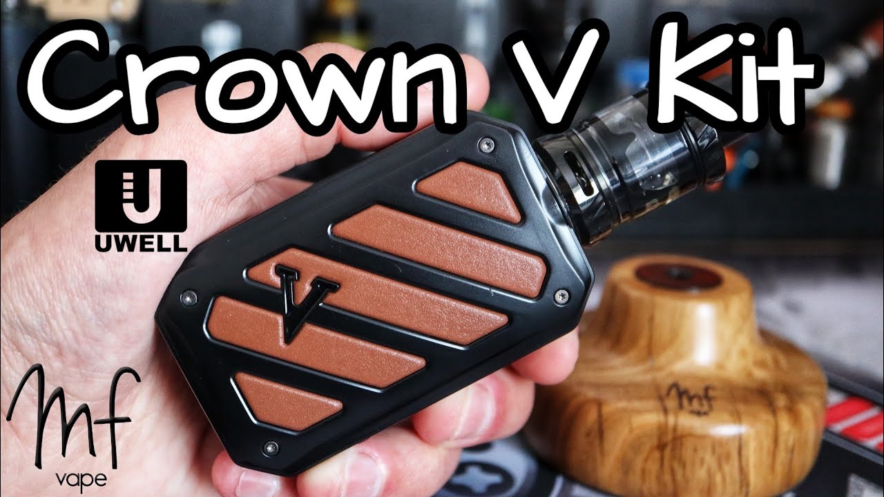 Uwell Crown V Kit - Dual 18650 box mod + subohm tank - YouTube