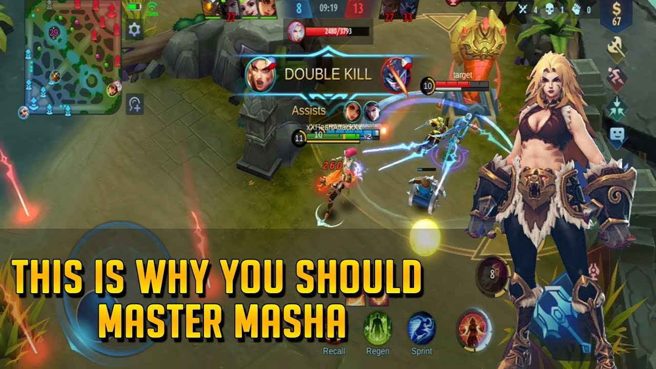 MASHA MOBILE LEGENDS GAMEPLAY - YouTube