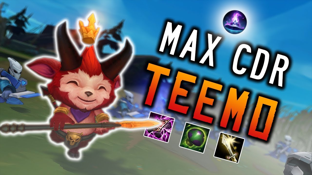 Max CDR (53%) Teemo - Ultimate Hat Build - 9s Shrooms - YouTube