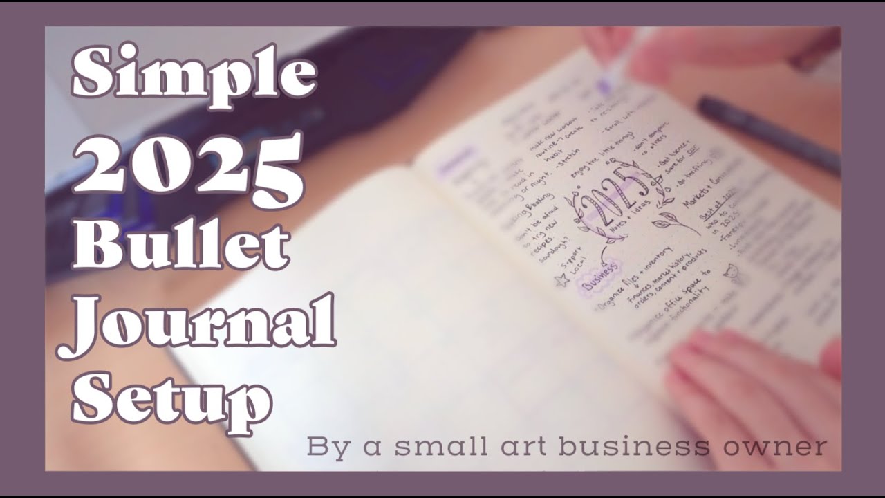 2025 Bullet Journaling- How to make achievable goals for the new year ...