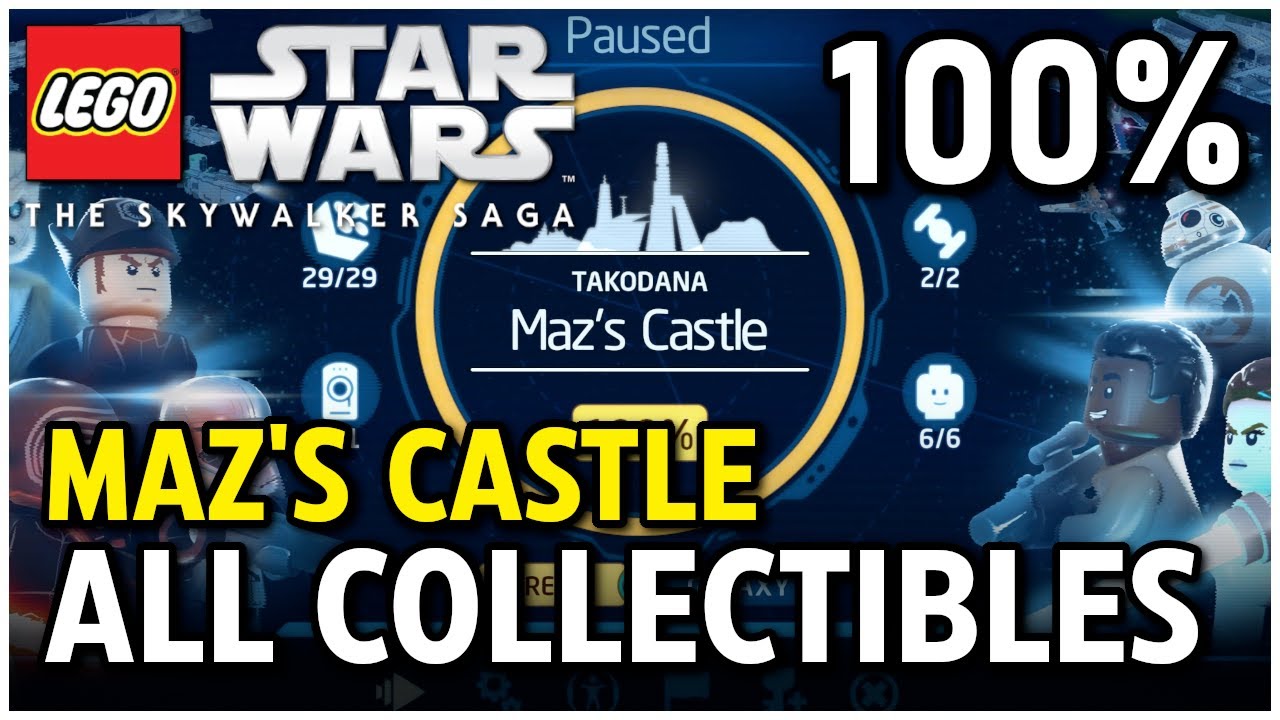 Maz's Castle: All Collectibles 100% Guide - LEGO Star Wars The ...