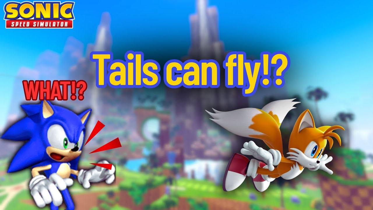Tails can fly now!? | Sonic Speed Simulator | Summer Update | Live🔴 ...