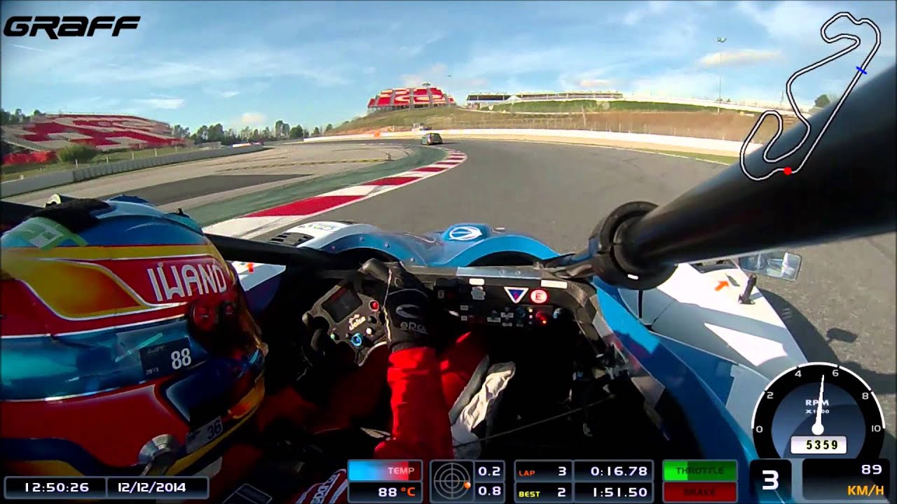 Nicolas WIART - 12/12/2014 - Ligier JS53 - GRAFF Racing - Barcelone ...