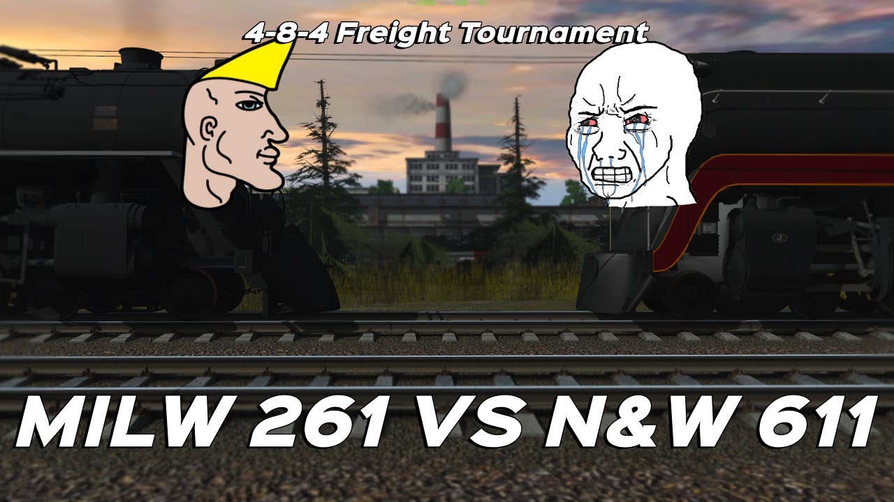 N&W 611 vs MILW 261 (Freight Haulage) - YouTube