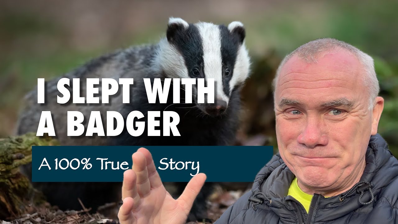 I Slept with a BADGER 🦡 - YouTube