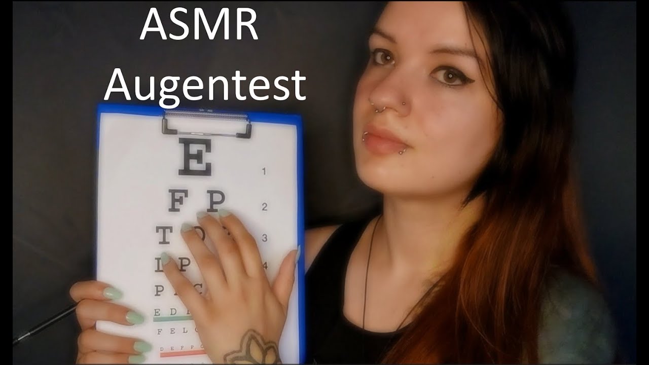 ASMR | Augentest mit schlechter Sicht| Deine neue Brille | Augenarzt ...