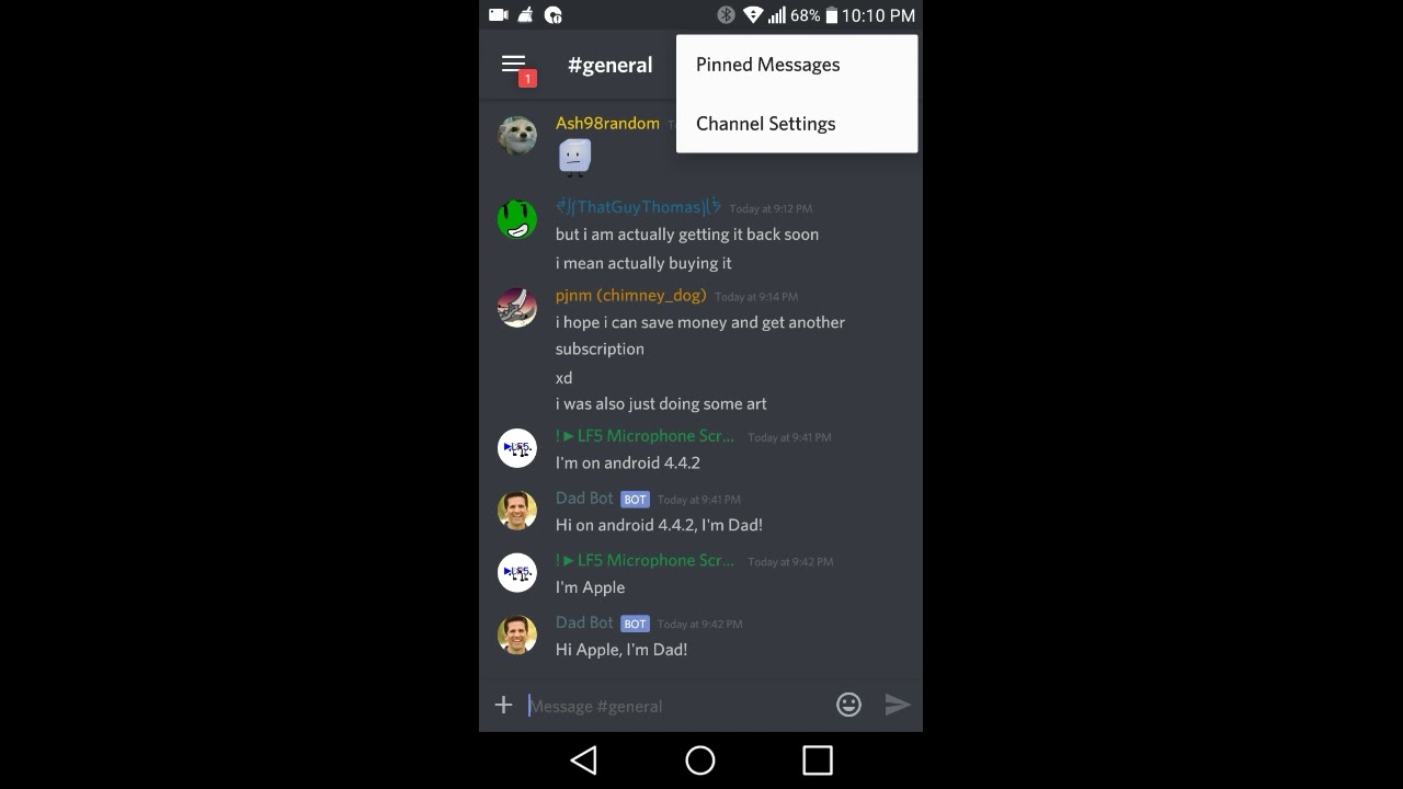discord mobile bug - YouTube
