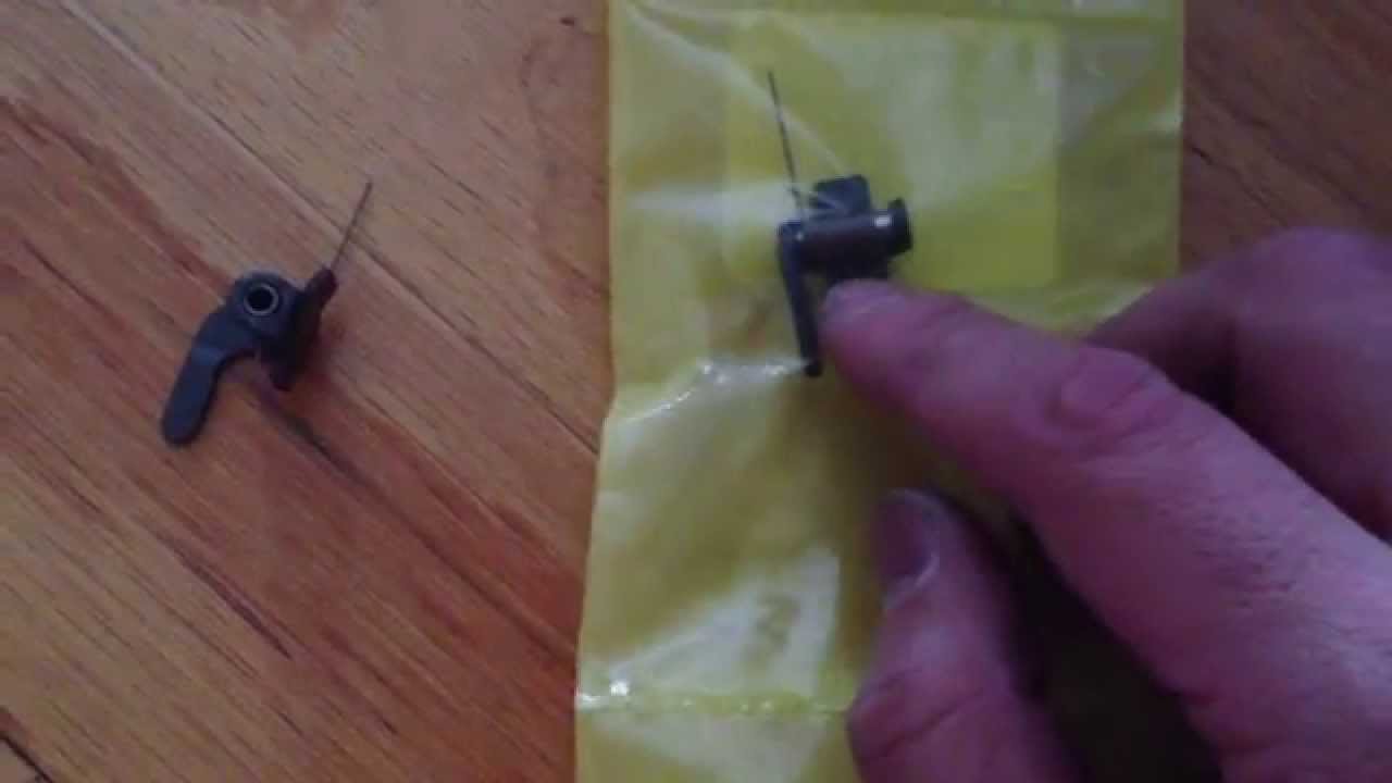 Iron Airsoft Auto Sear vs. Colt Auto Sear - YouTube