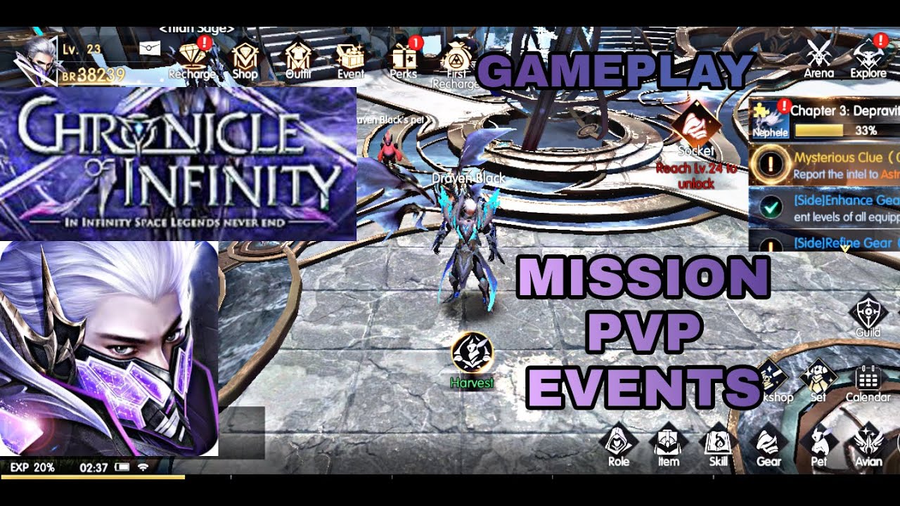 Chronicle of Infinity (Gameplay) | Missions + PVP + Events - YouTube