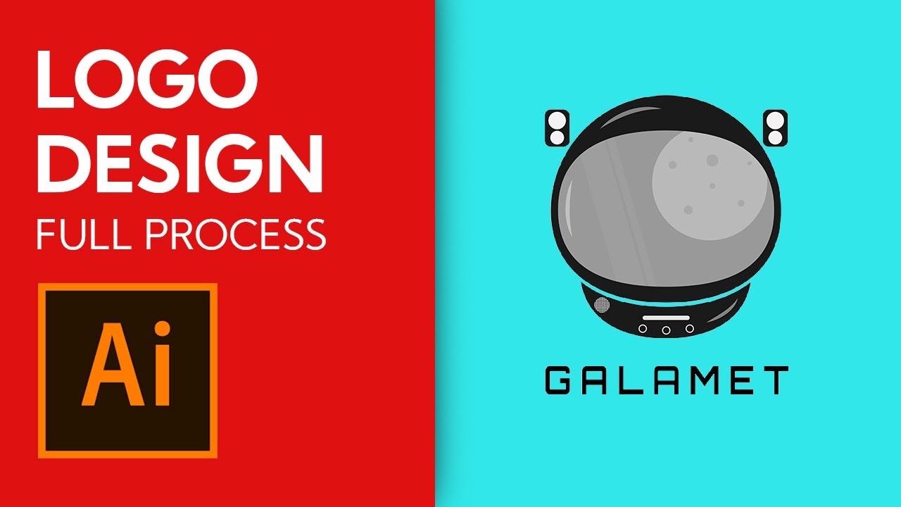 Fun and Playful LOGO DESIGN from Start to Finish in Adobe Illustrator ...