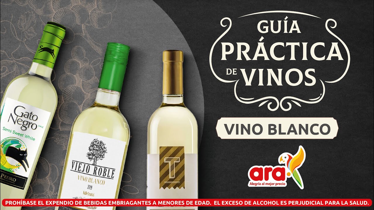 Guía práctica de vinos: Identifica el vino blanco | Tiendas ara - YouTube