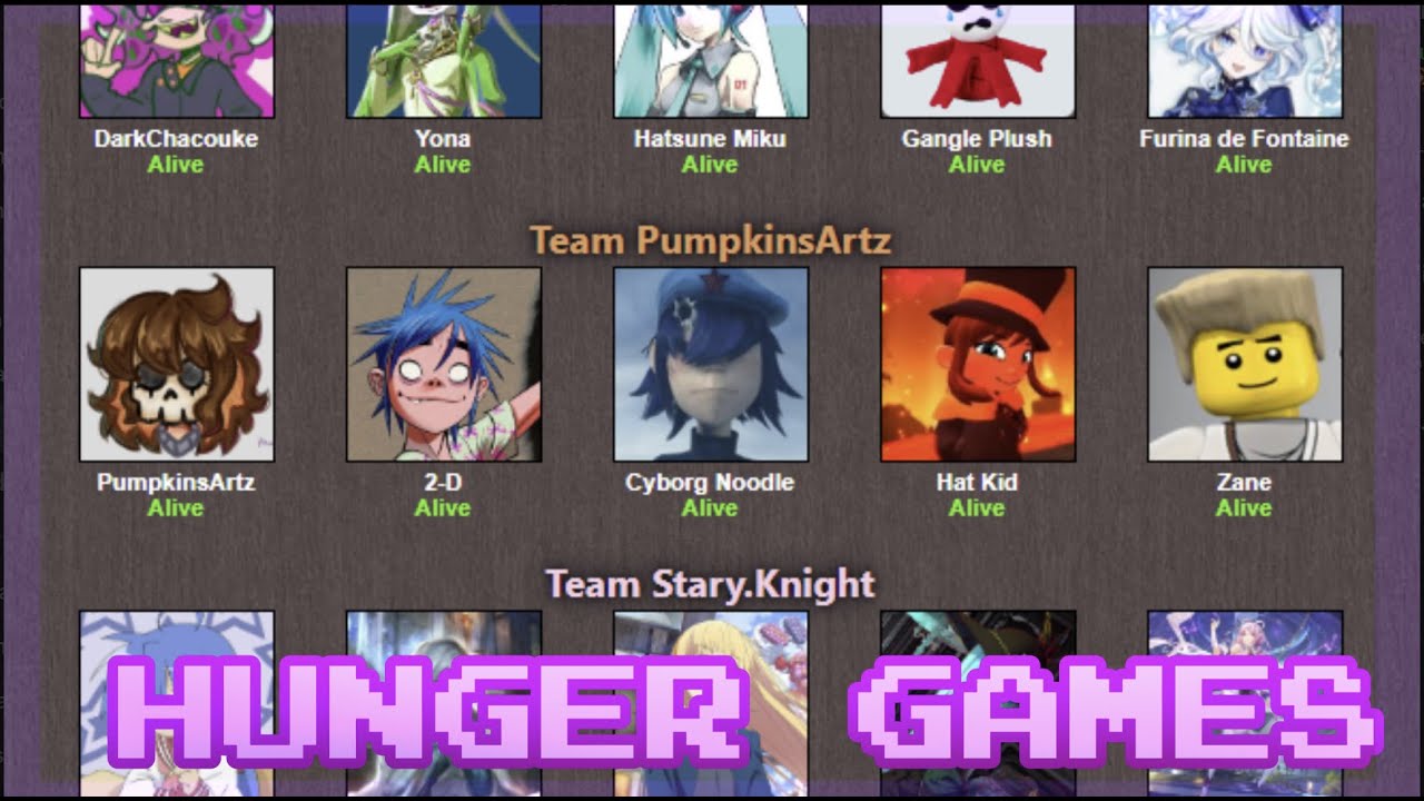 LIVE - THE ULTIMATE HUNGER GAMES SIMULATOR (feat. lots of friends ...