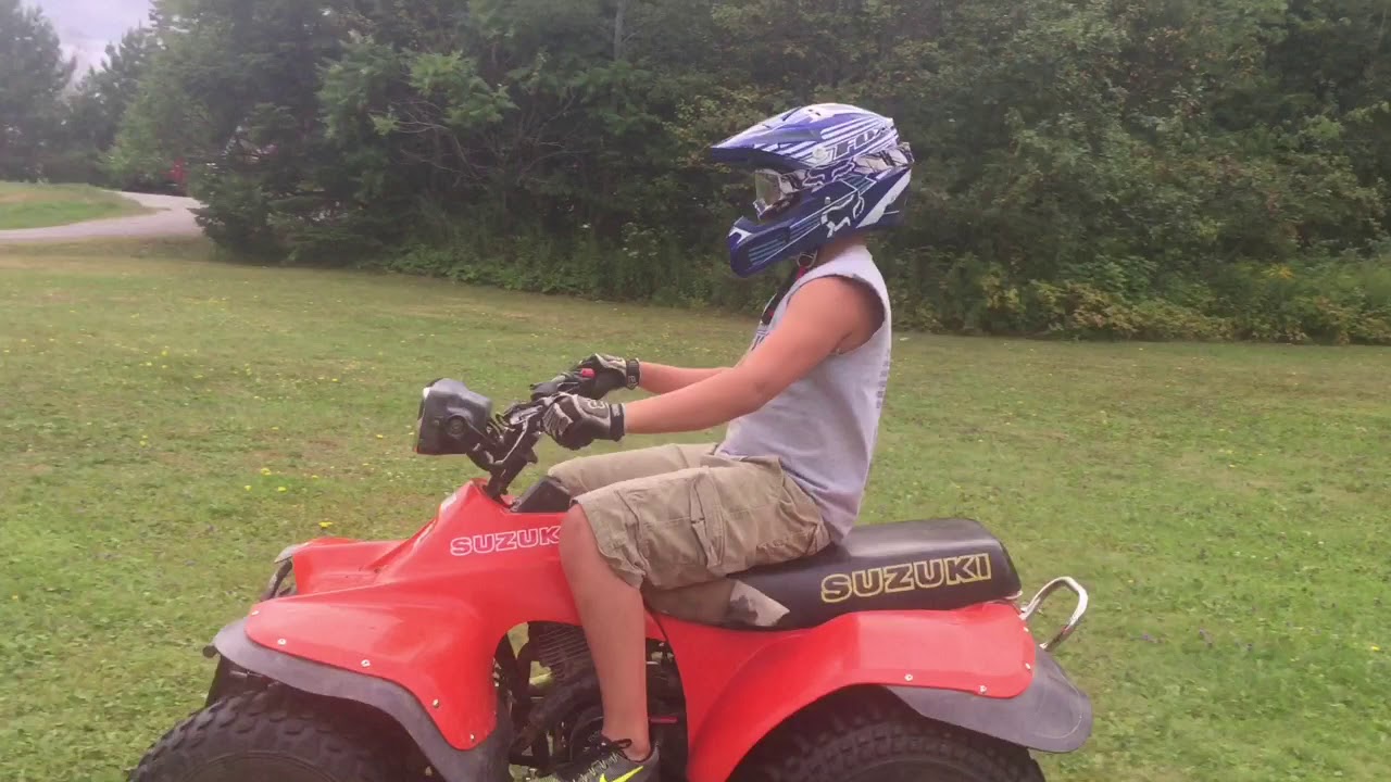1984 Suzuki lt quad runner 185 - YouTube