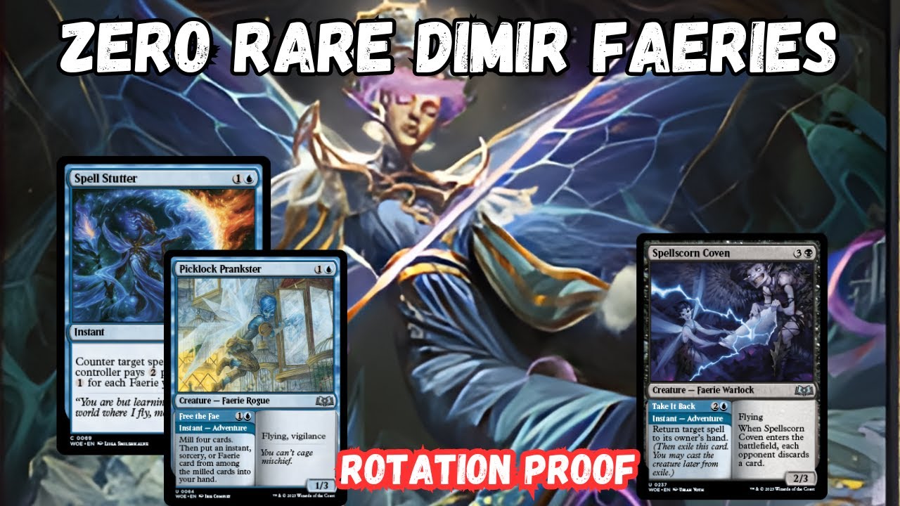 Rotation Proof Dimir Faeries for Magic Arena Standard - YouTube