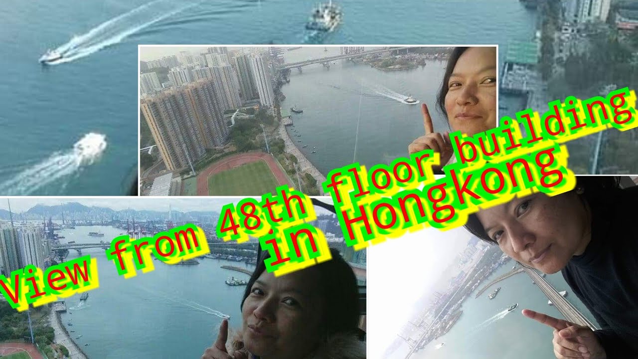 View from 48th floor building in Hongkong, Unpredictable weather in ...