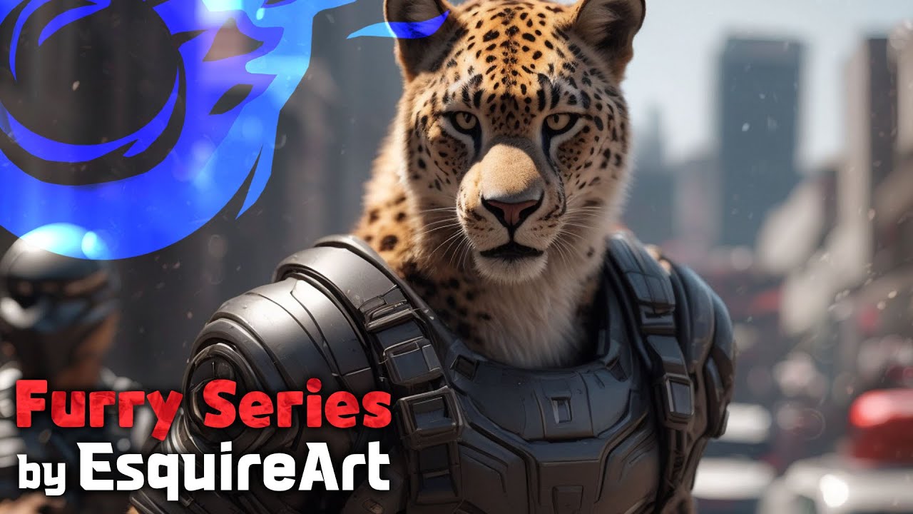 Furry Men's Vigilante Crew in City | Fantasy Furry Art - YouTube