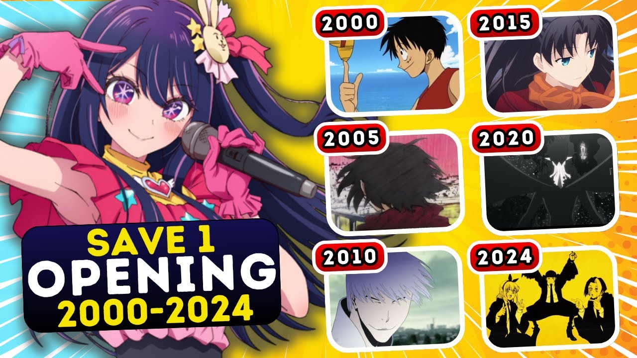🎵 Save One Anime OPENING for each YEAR 🔥 2000 - 2024 🔍 Anime Quiz - YouTube