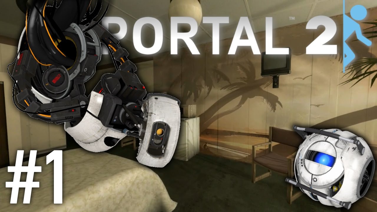Portal 2 Let's Play! #1 - ON THE BED! - YouTube