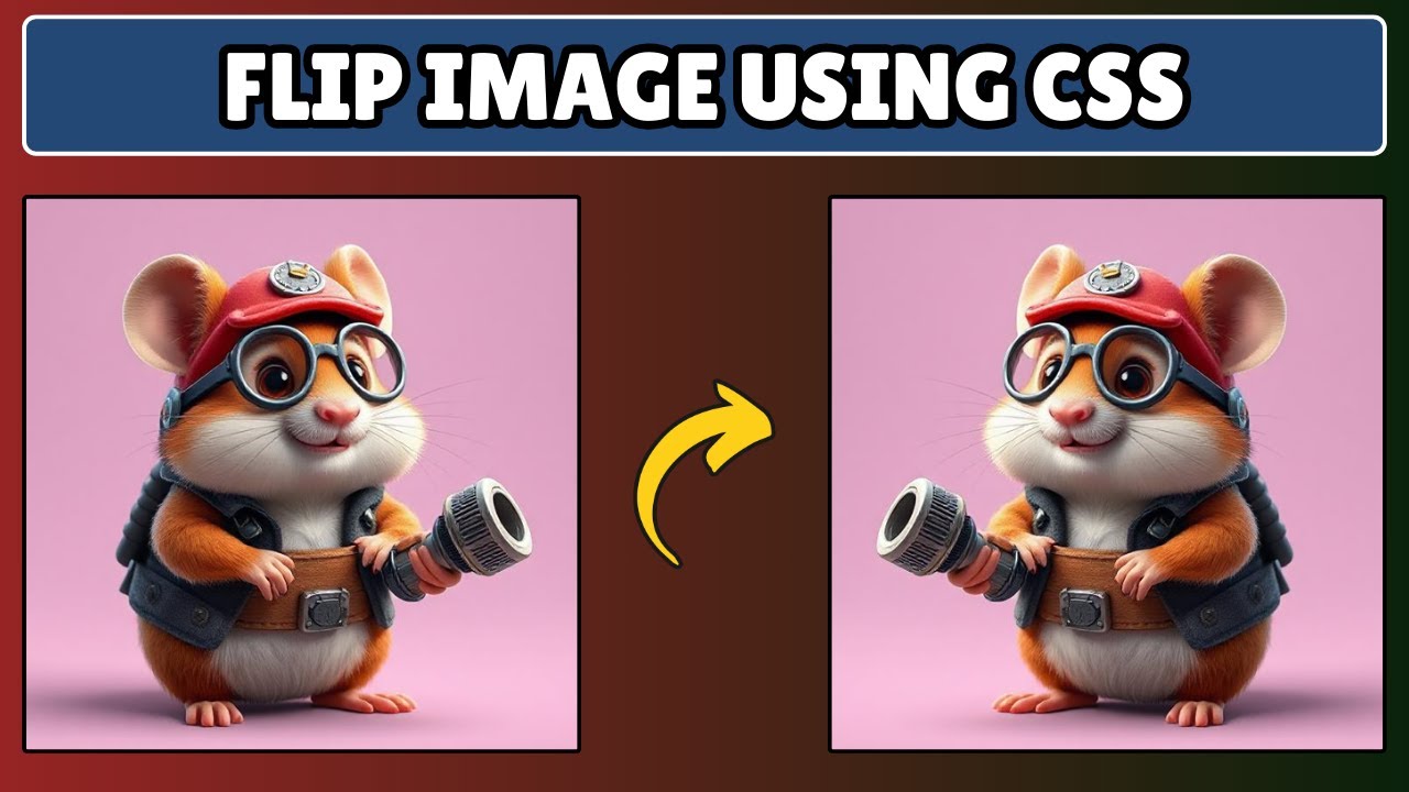 How to Flip an Image in HTML and CSS - YouTube