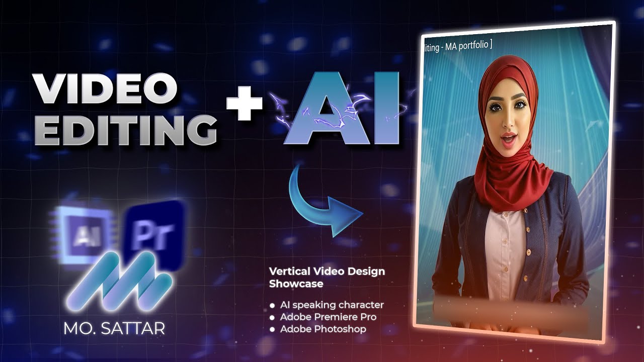 Arabic AI talking character [ Video Editing - MA portfolio ] - YouTube
