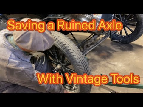 Can We Save a RUINED Ford Axle! Repairing a 1925 Model T with Period ...