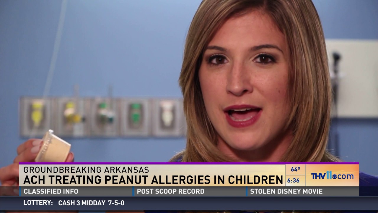Treating peanut allergies in children - YouTube