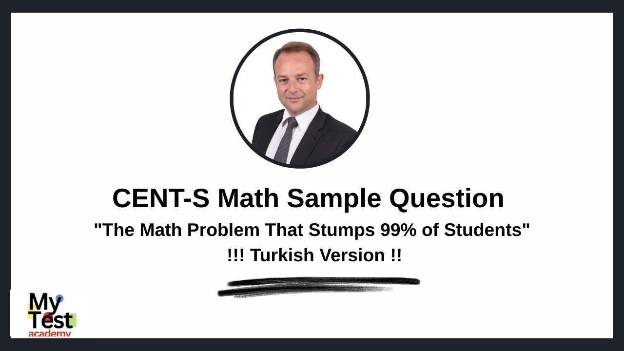 CENT-S Math Sample Question "The Math Problem That Stumps 99% of ...