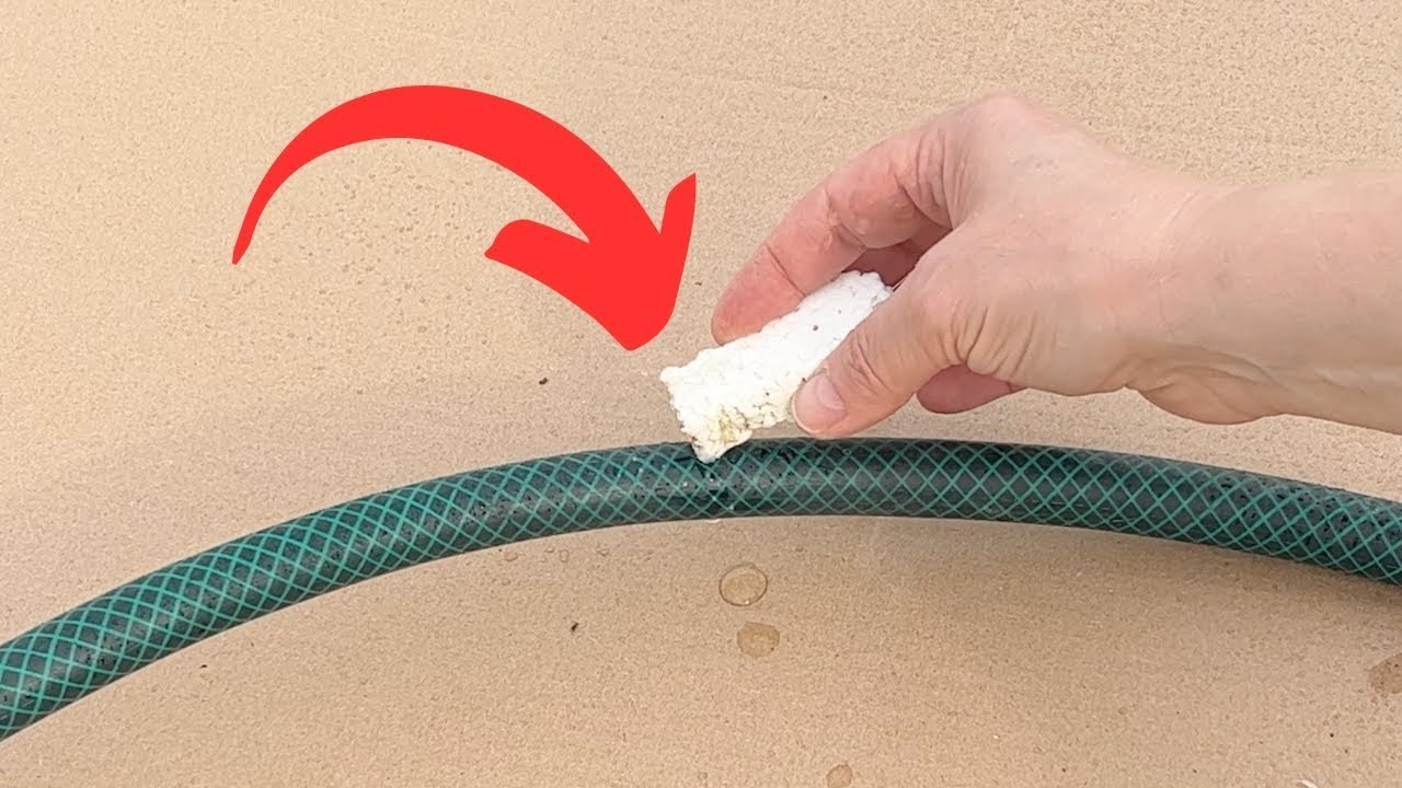 How to repair a garden hose quickly and easily - YouTube