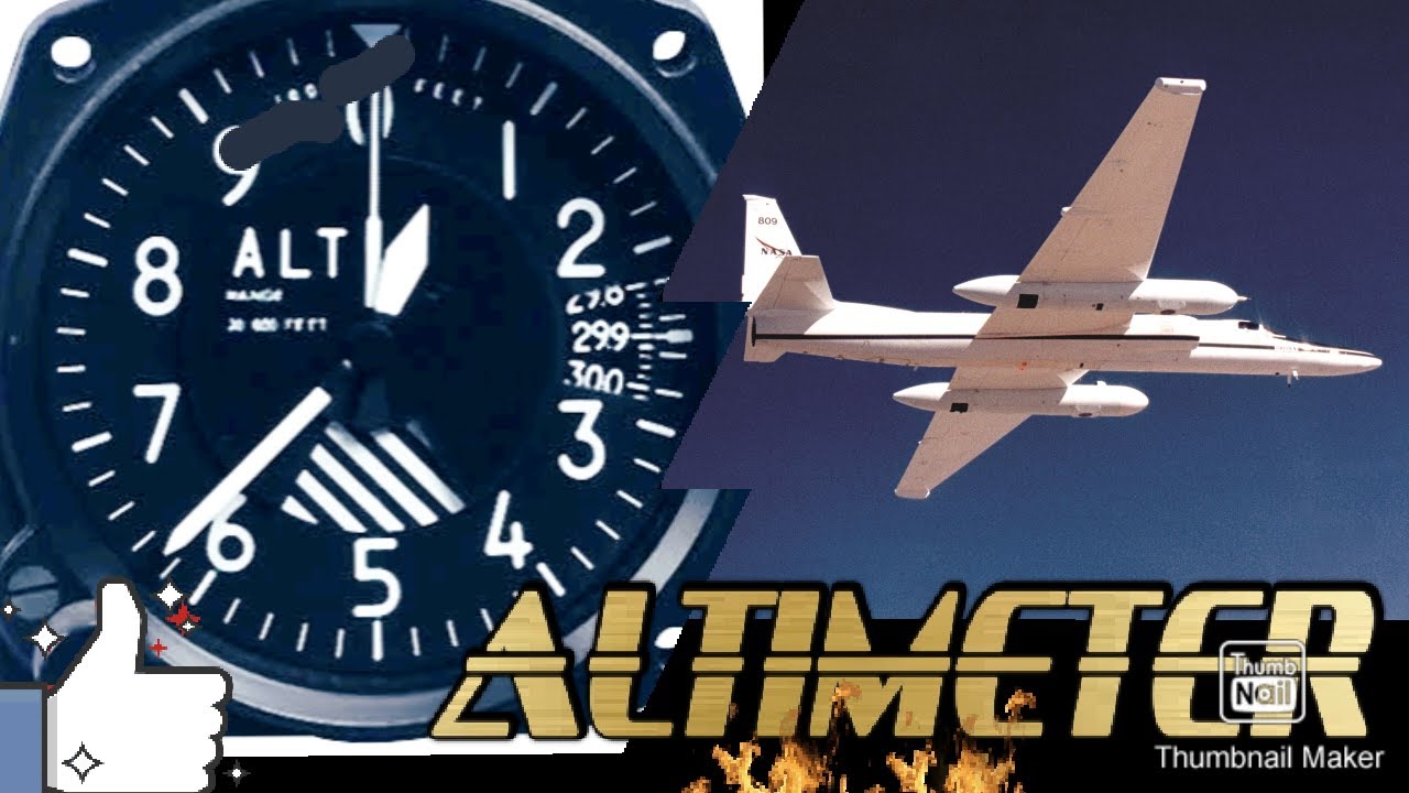 HOW DO PILOT JUDGE THE HEIGHT FROM THE EARTH SURFACE ?? ALTIMETER, HOW ...
