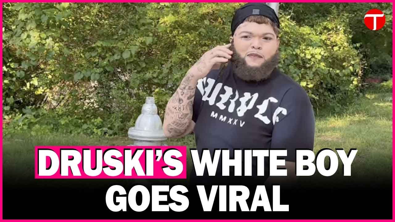 Druski goes viral for playing “white boy accepted by the hood” in new sketch - YouTube