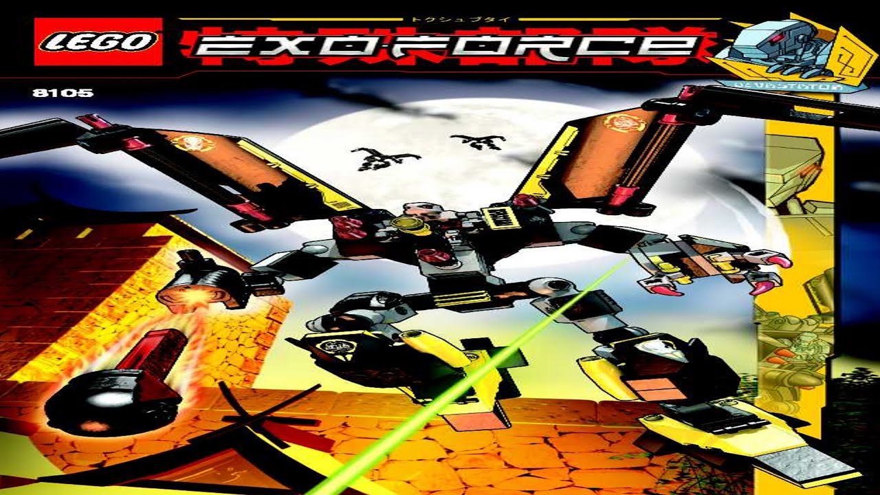 LEGO instructions - Exo-Force - 8105 - Iron Condor - YouTube