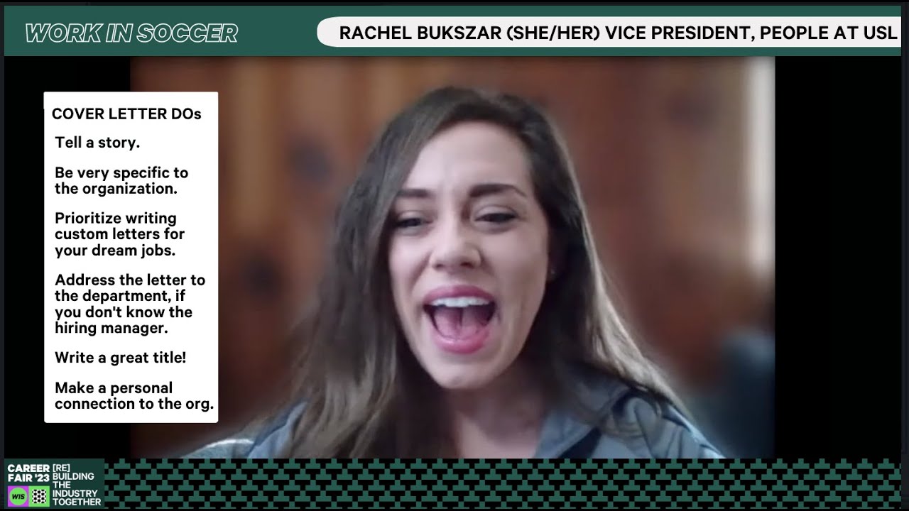 Hot Shot: Cover Letters with Rachel Bukszar | WIS Career Fair 2023 ...