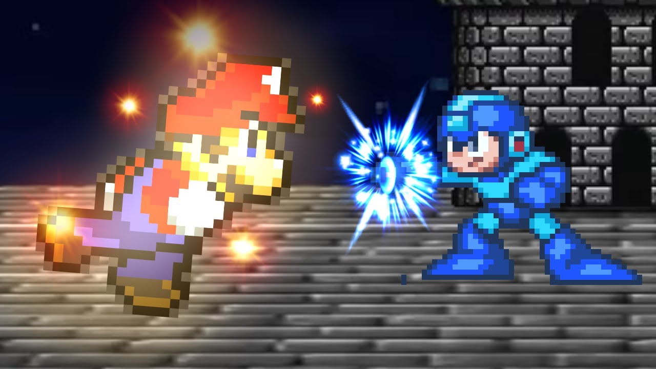 Mario vs Mega Man | Fight Animation! - YouTube