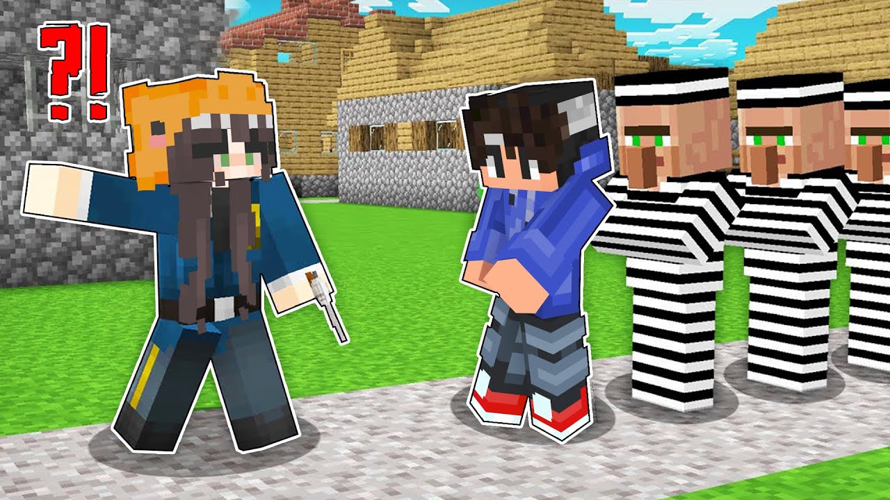 Playing as a HELPFUL POLICE in Minecraft - YouTube