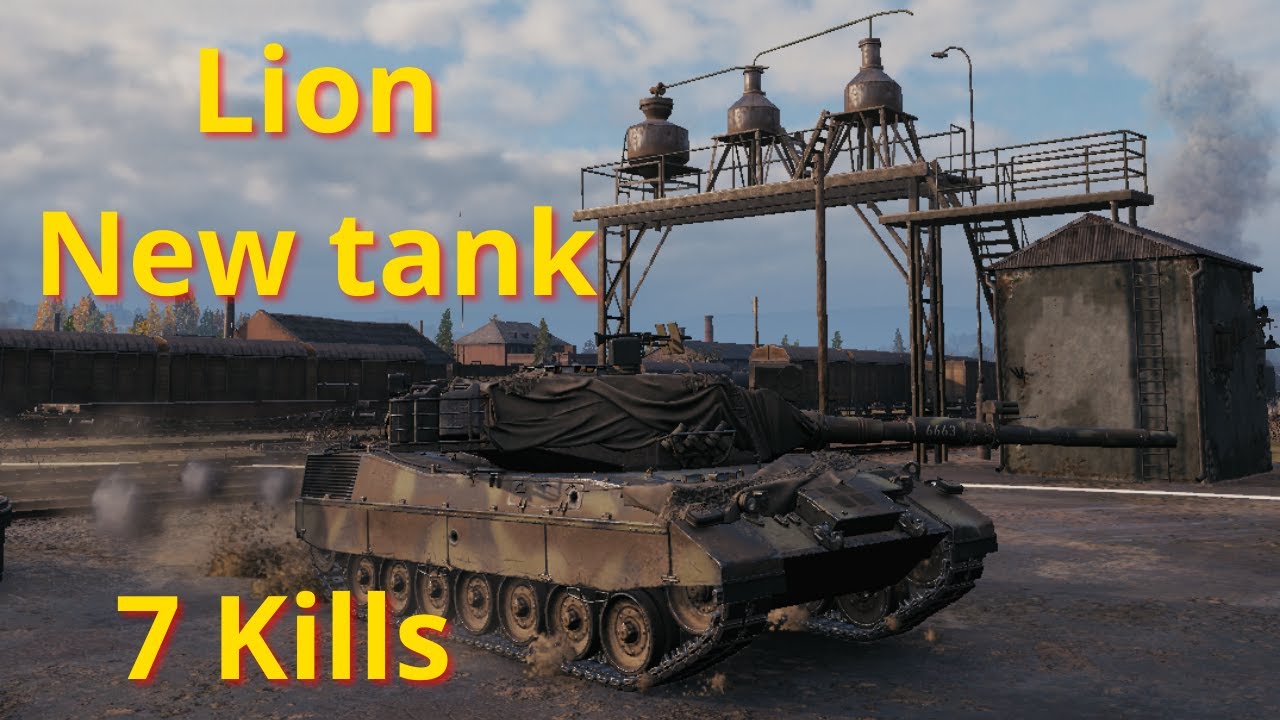 World of tanks Lion - 4,1 K Damage 7 Kills, wot replays - YouTube